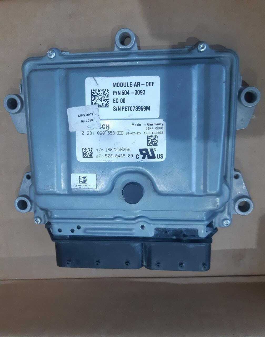 528-0436 Bosch ECM 504-3093 AR-DEF 0281020558 | Truckomotive